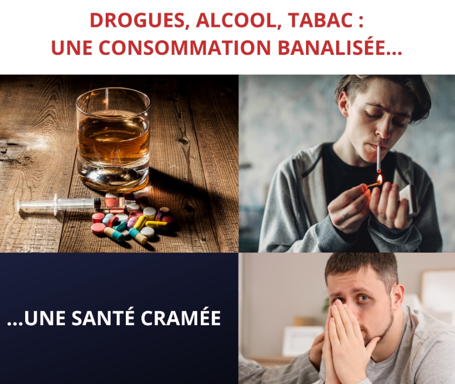 Drogues, alcool, tabac : des consommations banalisées, des risques bien ...